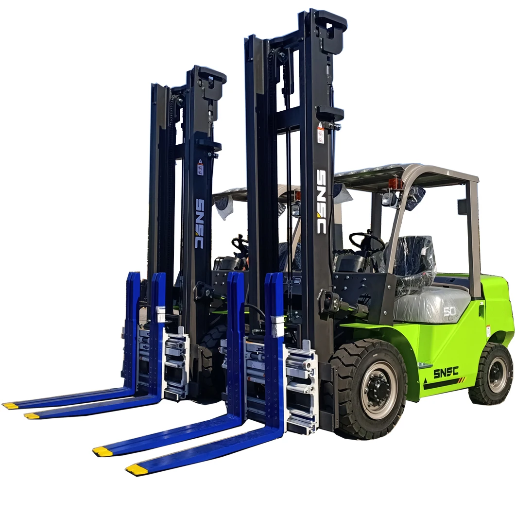 CASCADE Single-Double Pallet Handler 5 Ton Diesel Forklift