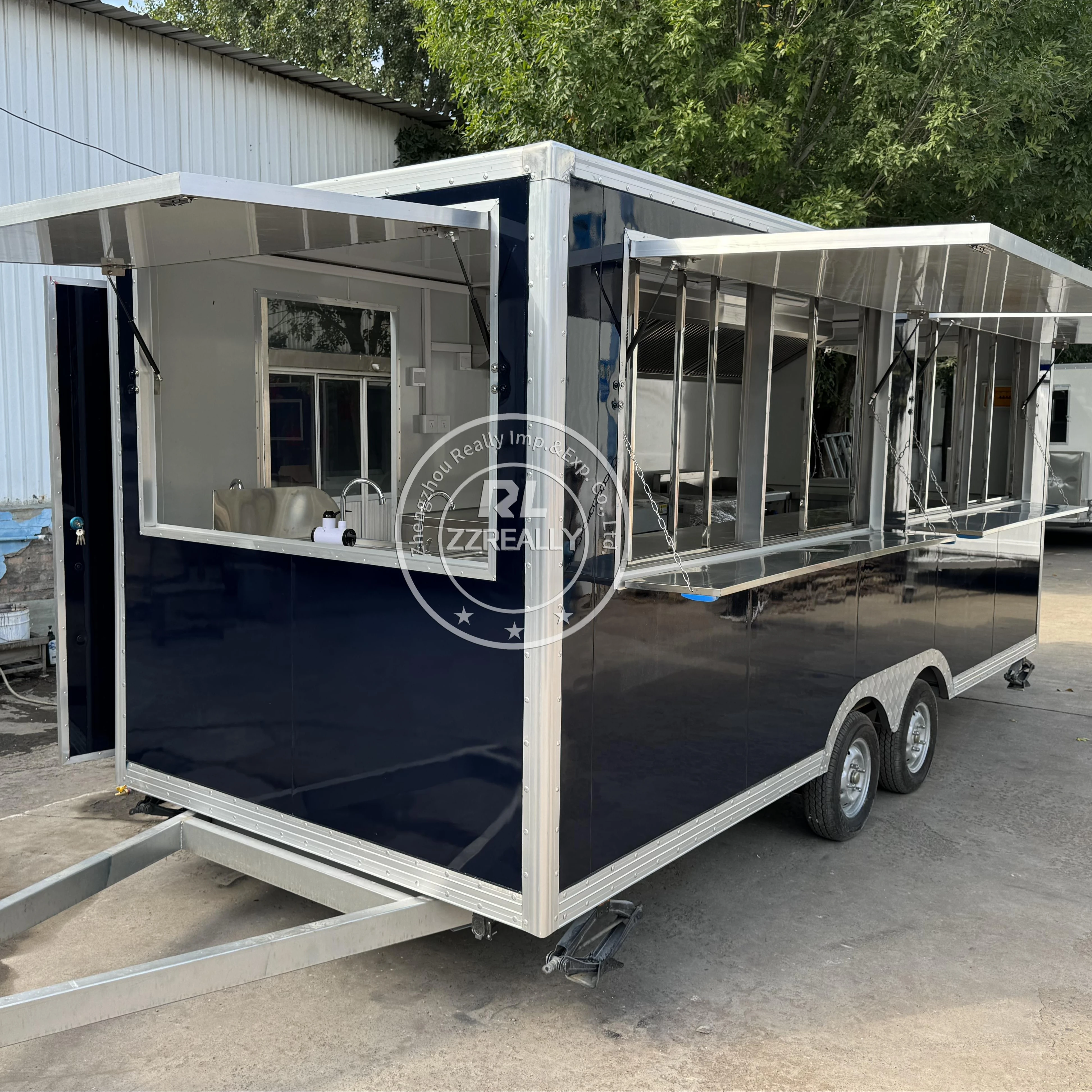 Carritos De Comida Mobile Bar Trailer Restaurant Crepe Kebab Pizza ...