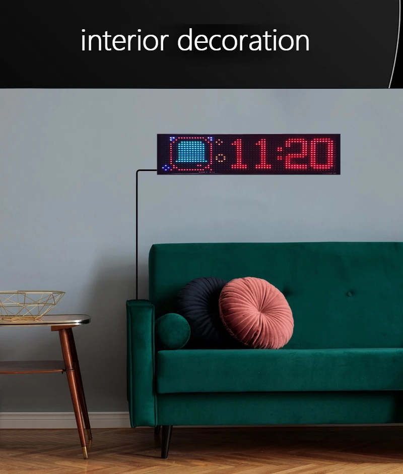 Programmable LED Sign for Car - Flexible Message Display