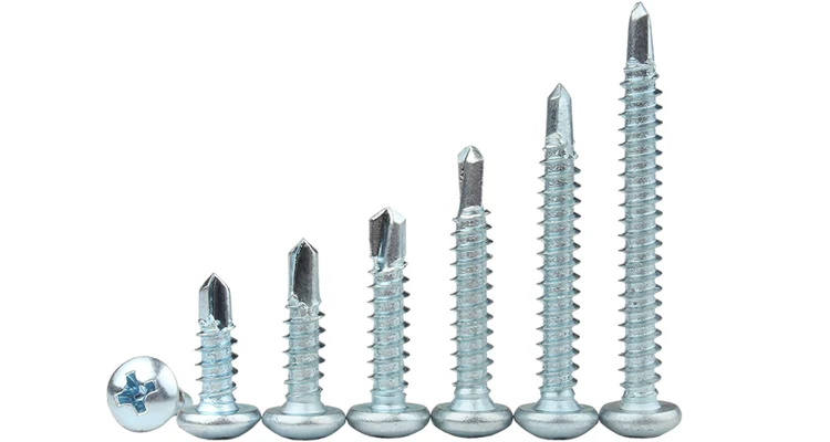 Cross Round Head Drilling Tail Self-tapping Screw Stainless Steel ...