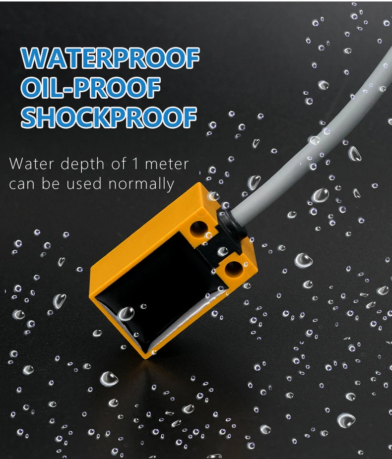 Premium 24vdc Q17 Series 5mm Sensing Range Square Inductive Proximity ...