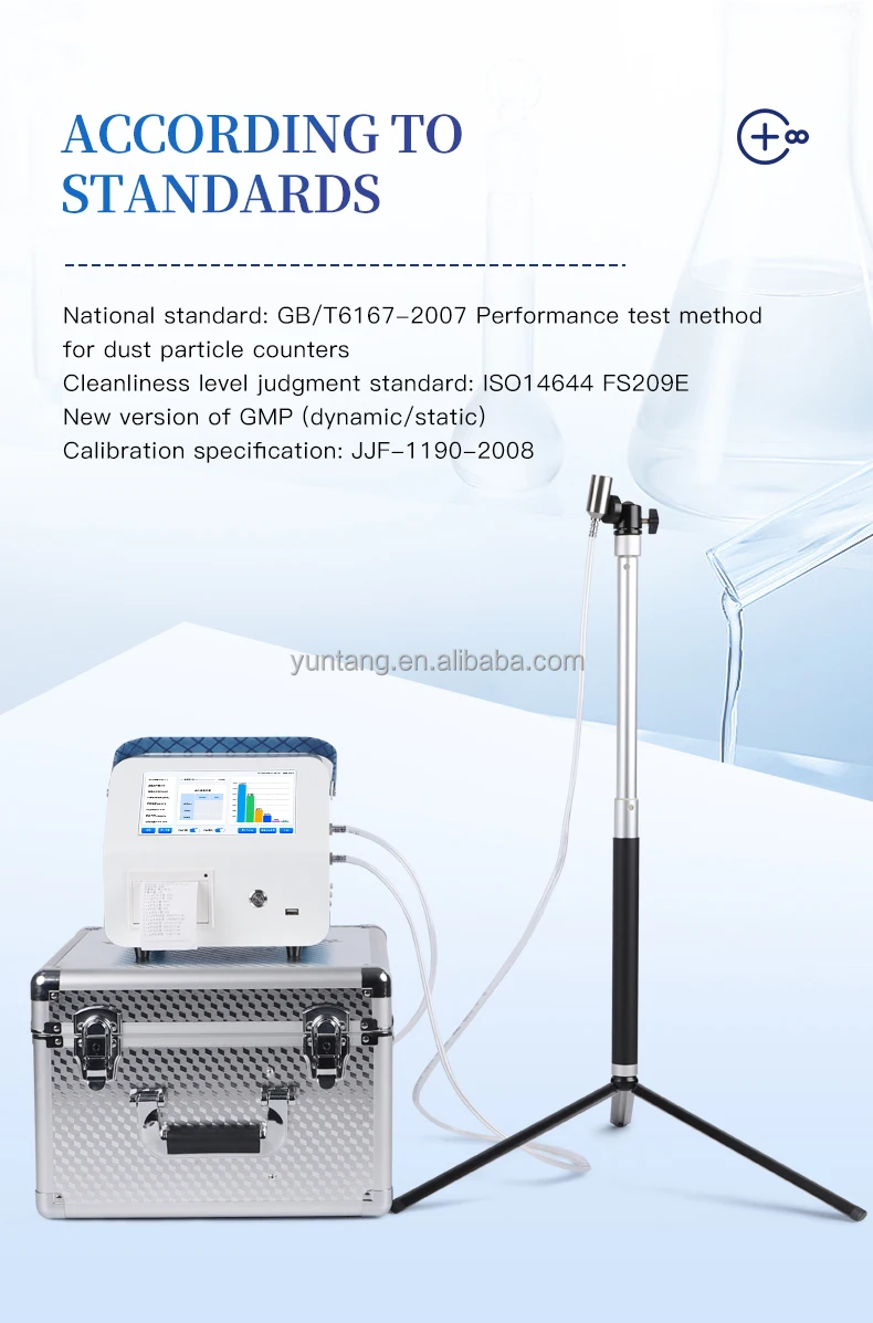 Clean Air Dust Particle Counter - Yuntang Clean Room Solutions