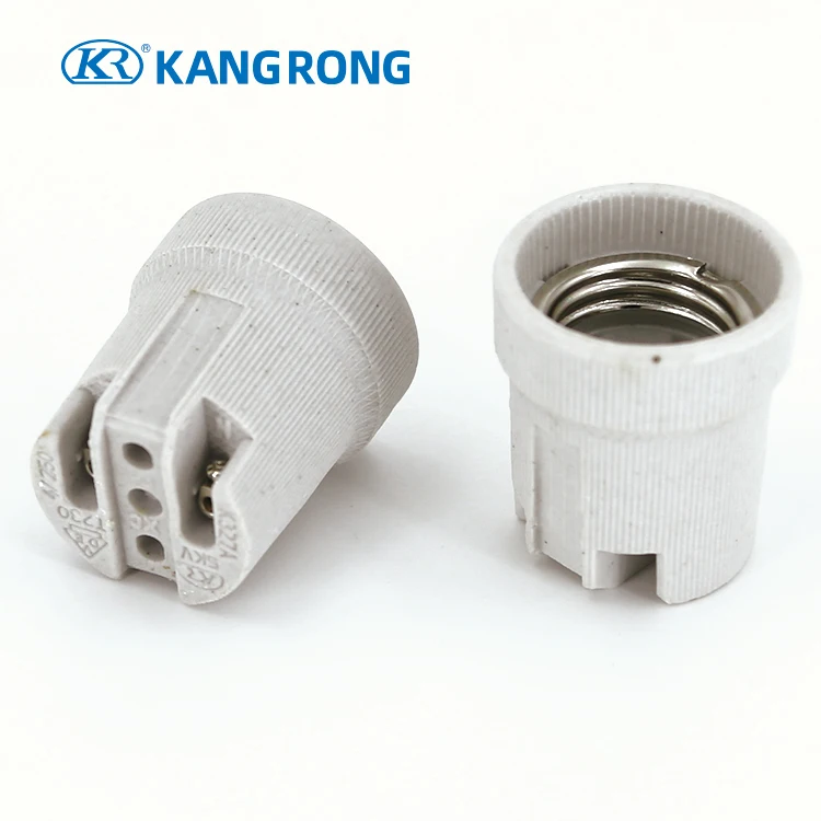 E27 Lamp Holder Connector Ceramic Base For Bulb Light 4a 250v Ceramic Lamp Socket Saa Ved Cqc ...