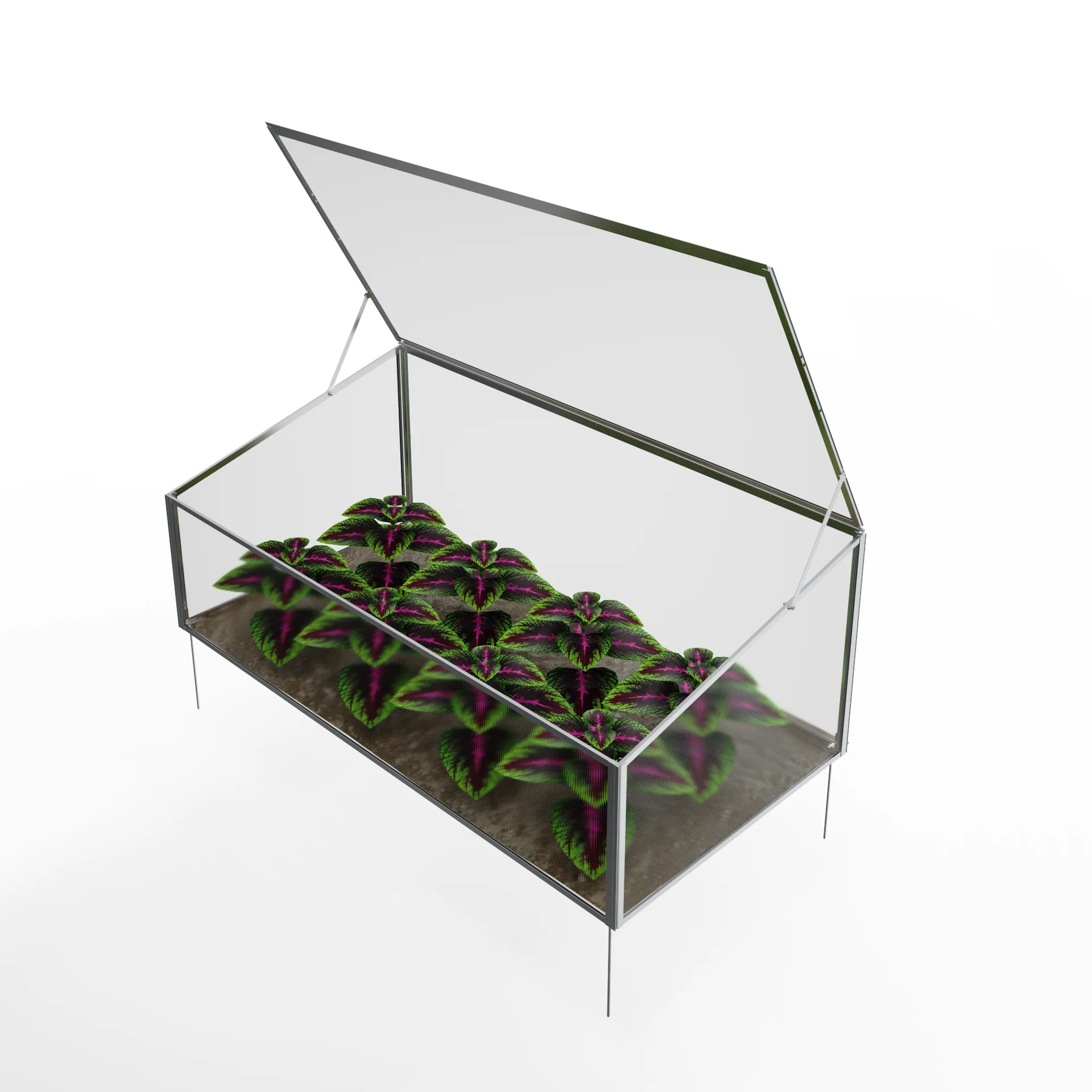 Revolutionary Quick-Assembly Design Greenhouse with Aluminium Frame and ...