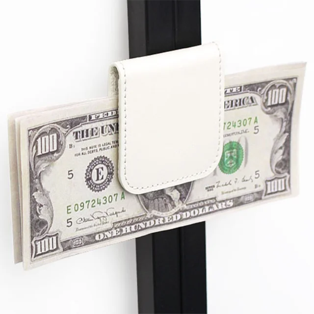 Custom Multicolor Leather Mini Magnetic Paper Money Clip Outdoor Golf ...