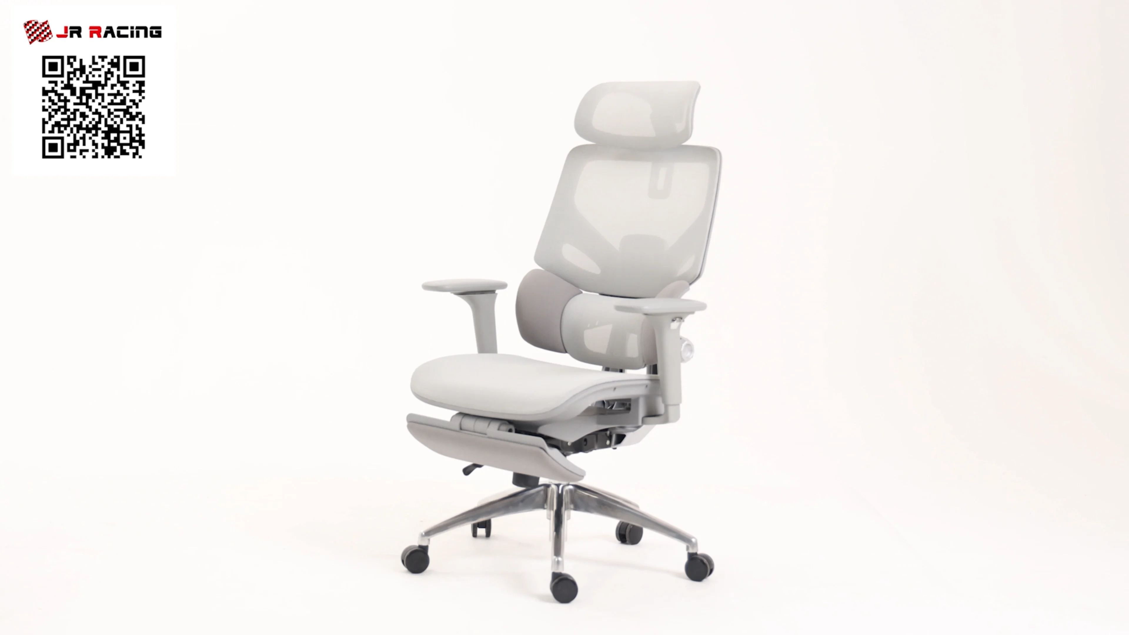 Metal Frame Adjustable Backrest Swivel Mesh Chair Ergonomic Office ...