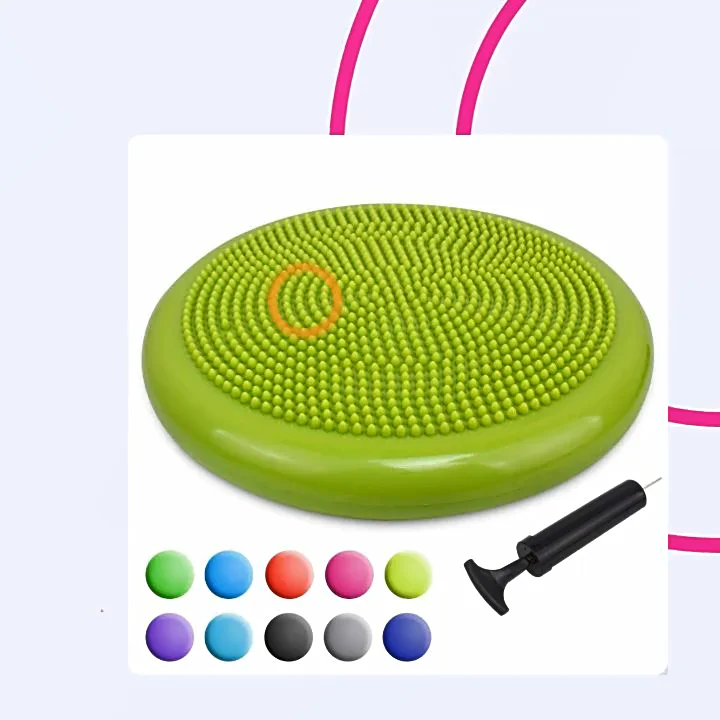 Balance Cushion Seat Air Stability Wobble Board Disc Pilates Yoga ...