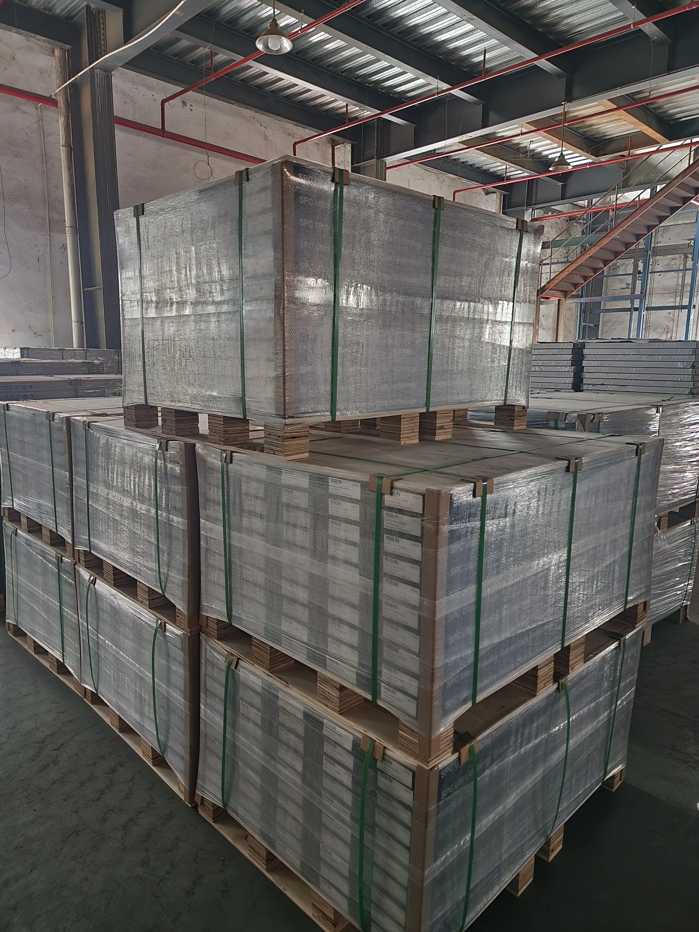 Oak Wooden Design Stone Plastic Composite Suhua Click Spc Flooring ...