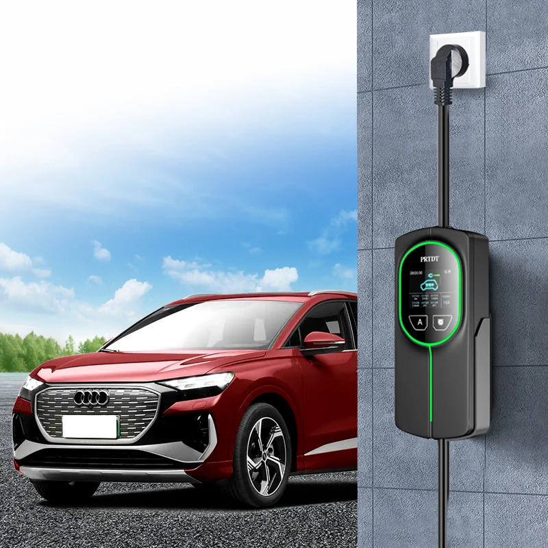 3KW Ev Type 2 Fast Charger Ac Electric Vehicle Car Battery Charger ...
