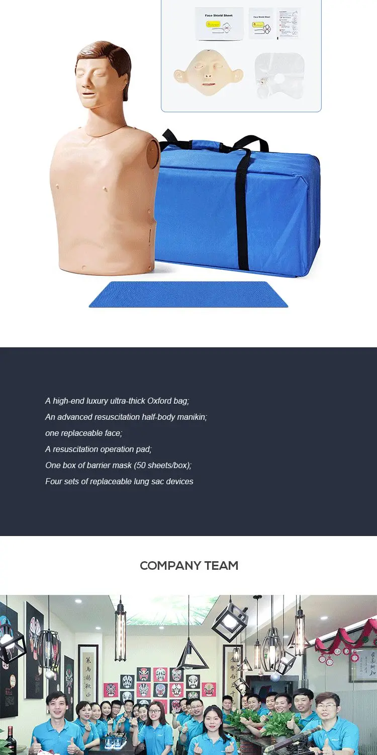 Medical Body Dummy Torso Mannequins Cpr Training Manikin With ...