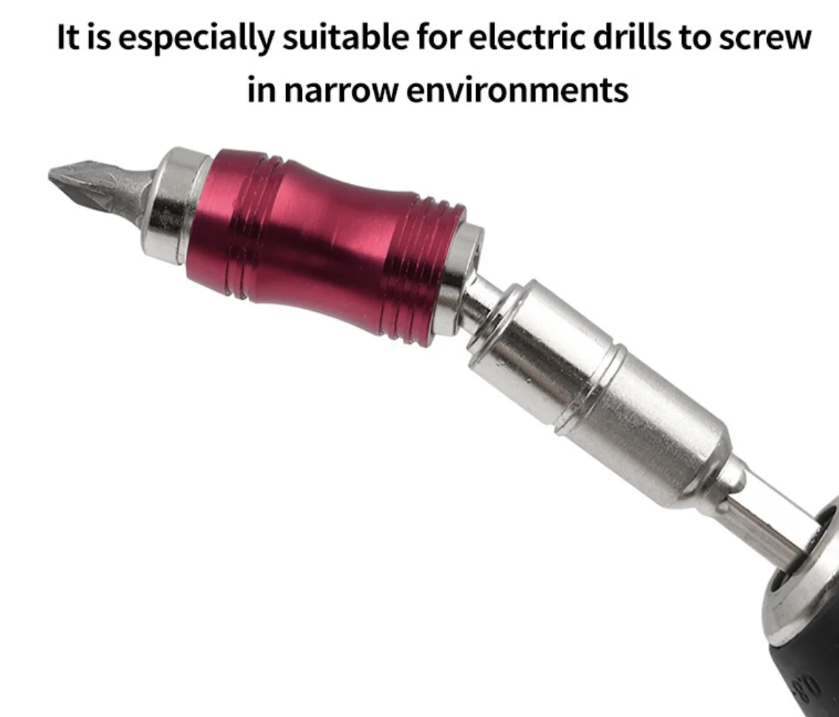 Magnetic Screw Drill Tip Adjustable Change Pivot Screwdriver Bit Holder ...