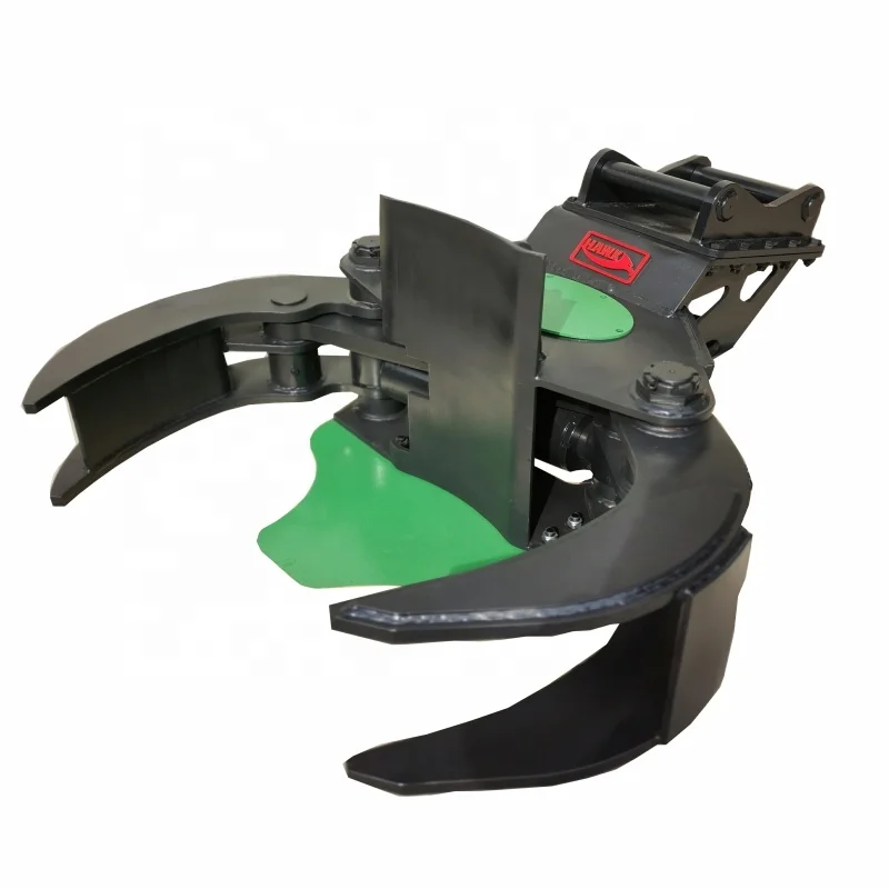 Hydraulic Timber Grab 350 mm Tree Shear Excavator Electric Wood Chipper ...