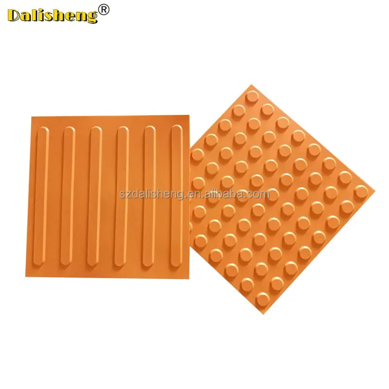 Plastic PVC TPU Rubber Tactile Paving Tile Mat ABS