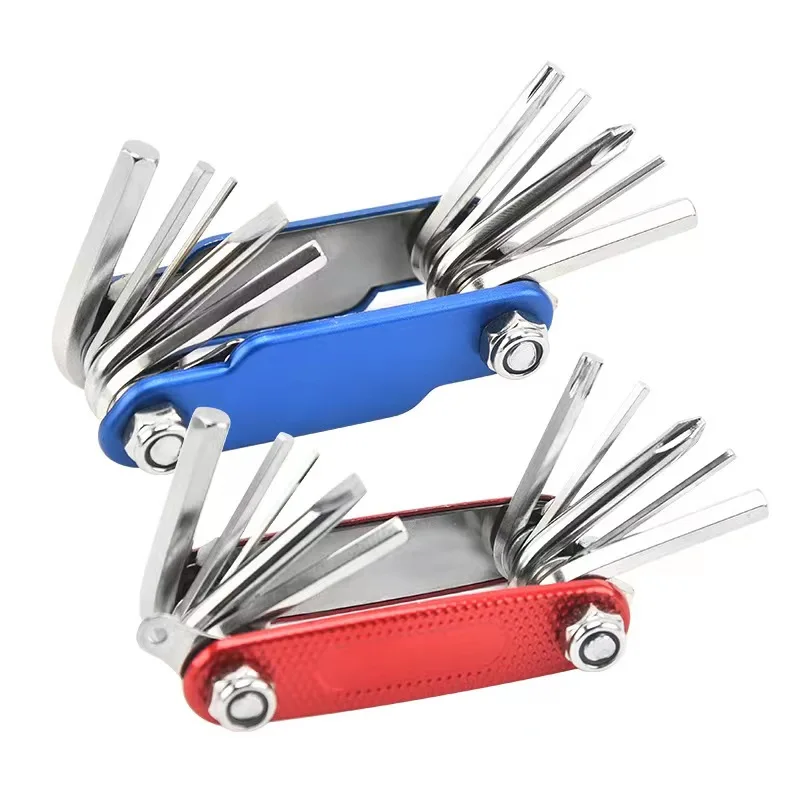Hiyes 16pcs Universal Folding Wrench Set Chrome Vanadium Hollow ...