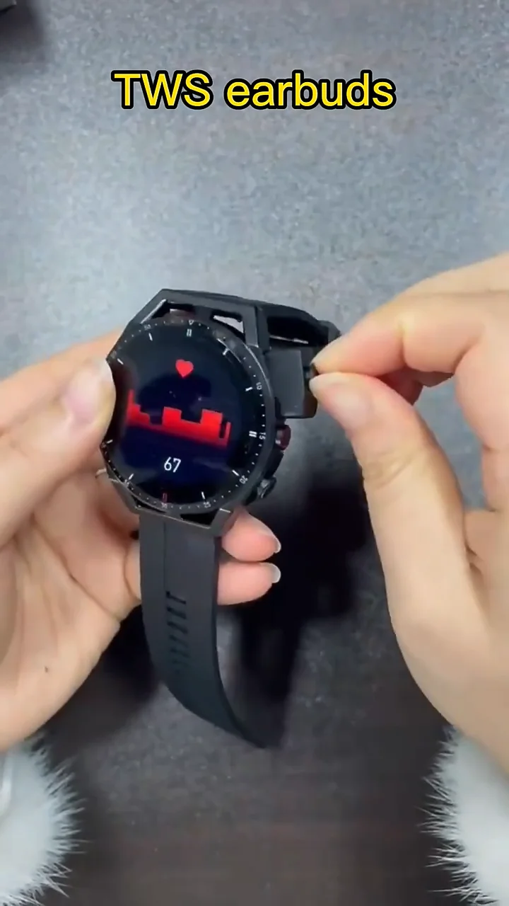 Newest Smart Watch With Earbuds Tws Bt-compatible 5.0 Headset Sport ...