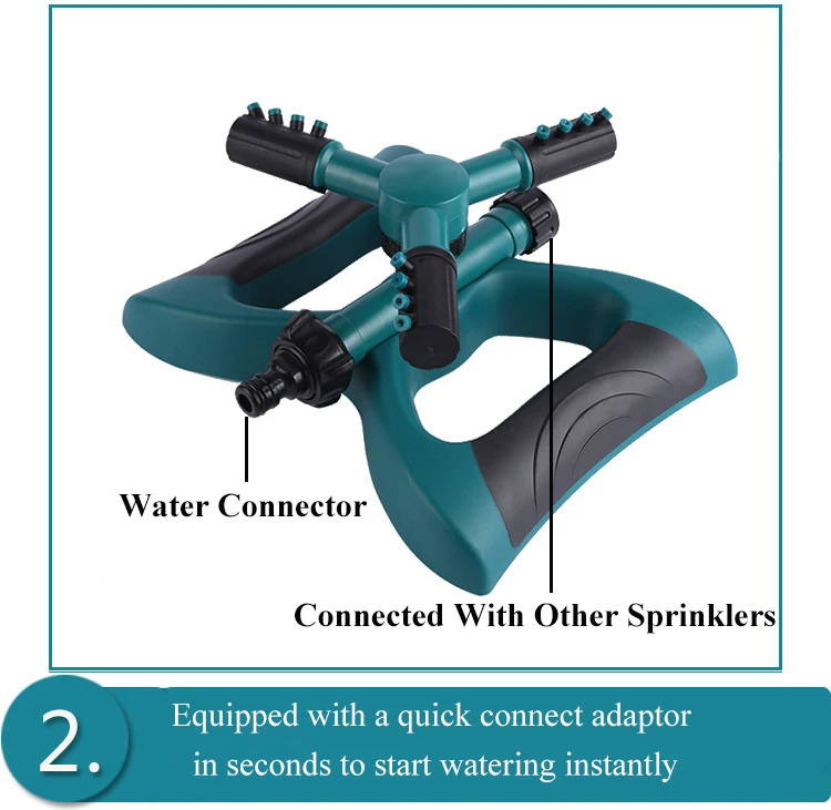 Round Cover Vortex Sprinkler High Water Pressure Plastic Garden ...