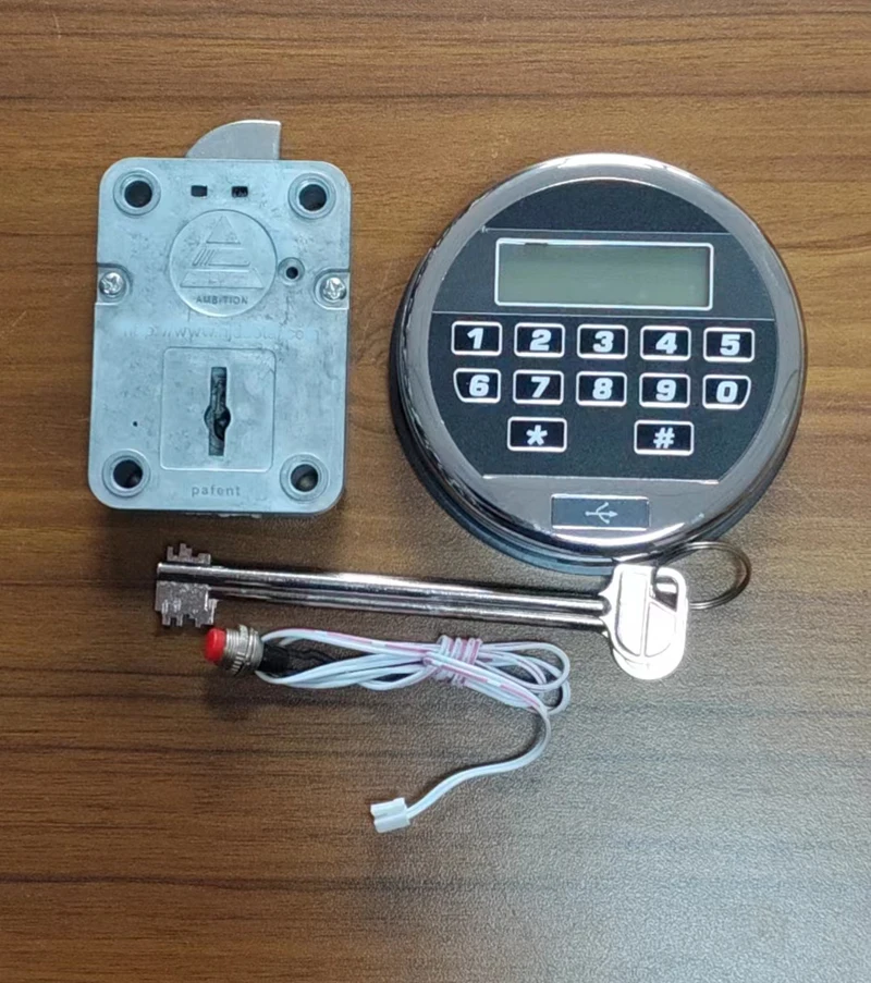 Large Digital Password Locker Home Office Security Electronic Cabinet ...