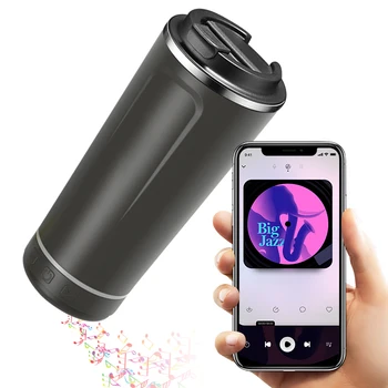 Sublimation Speaker Tumbler Drinking Cup With Bluetooth Speaker - Buy ...