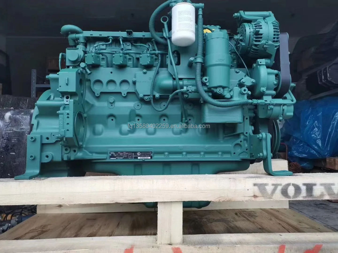 Original Used Deutz D6d Complete Engine Assy,D6d Engine Assy For Volvo Ec210b Excavator Spare ...