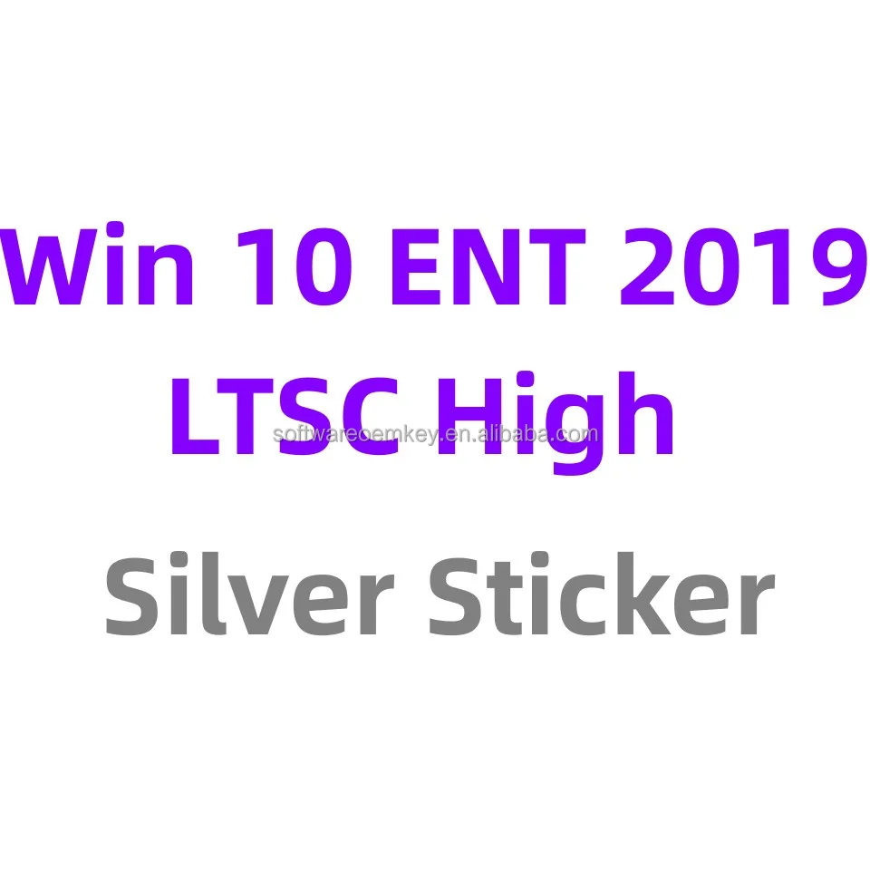 Muliti-Language Globally Online Activation Enterprise Silver Sticker ...