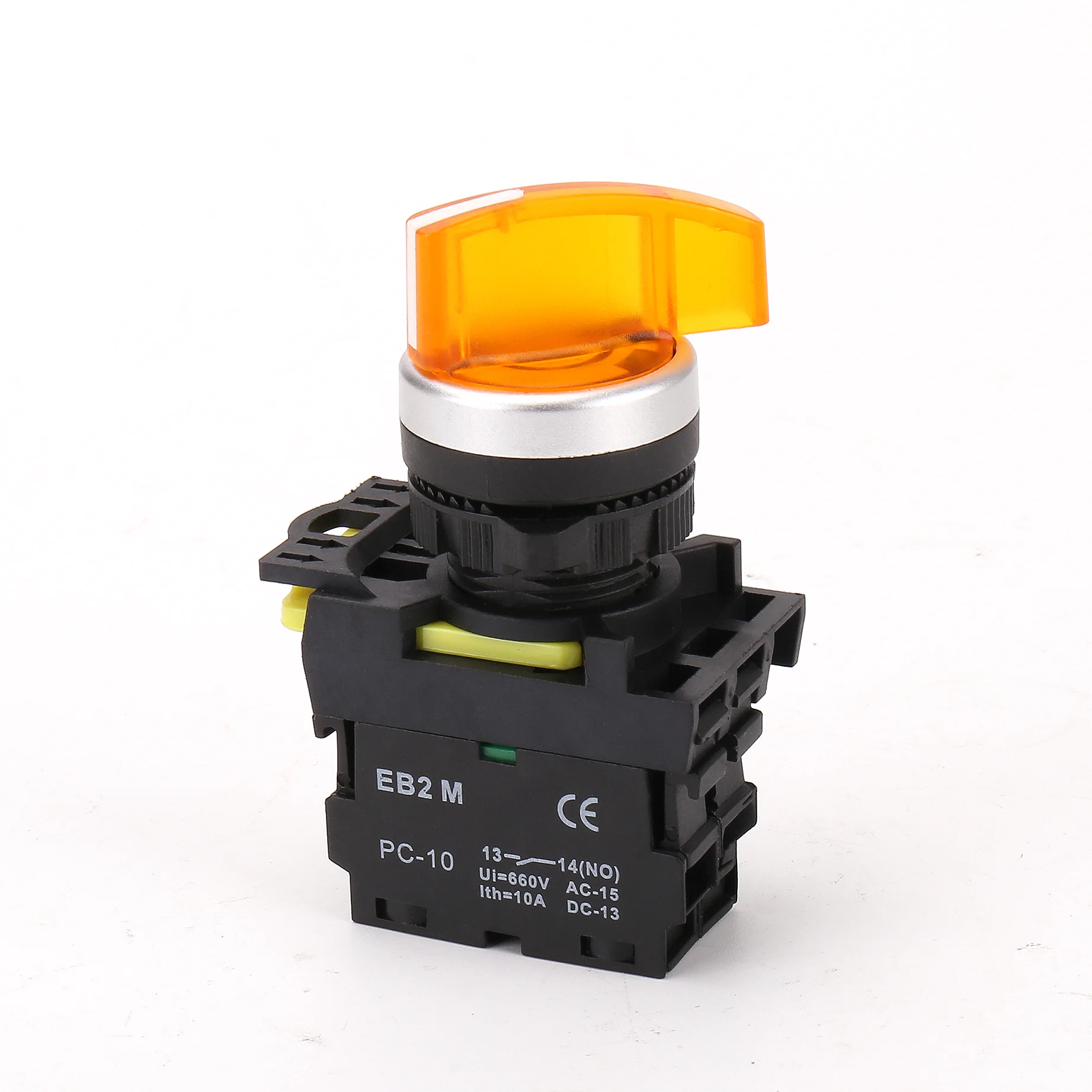 New Design LA115 push button switch spring return 1NO 1NC 3 position ...