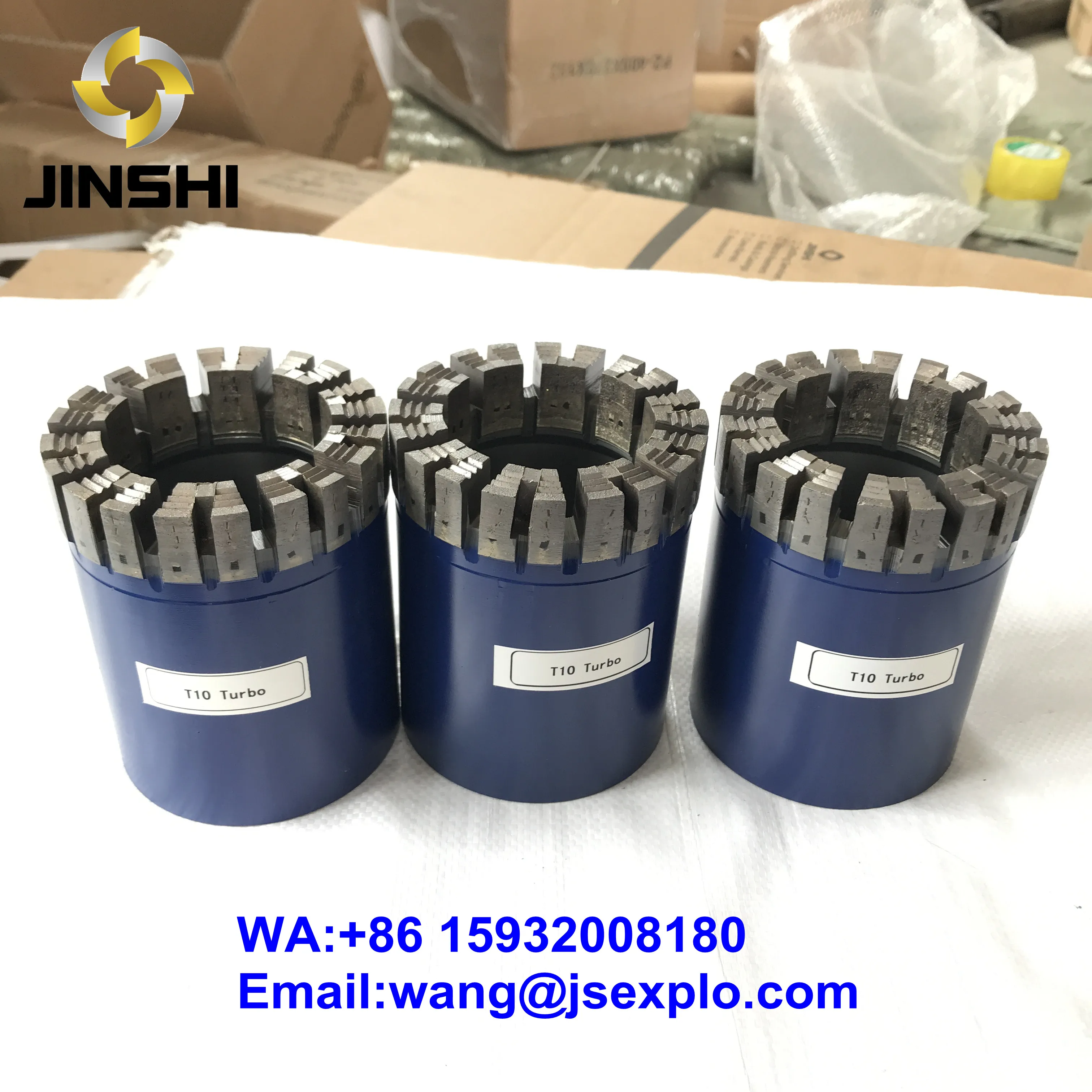 Jinshi Drilltech Tangshan Jinshi Nq Hq Diamond Crown Coring Drill Bit - Buy Diamond Coring Drill ...