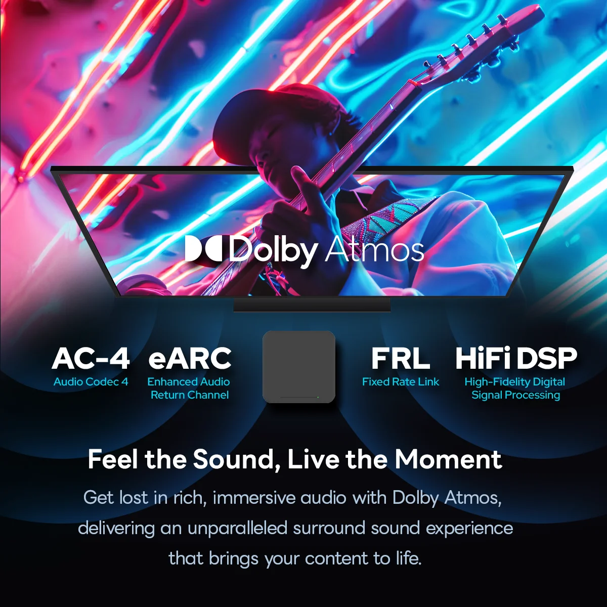 ELEBAO GT1 Google Certified TV Box - 4K Android Experience