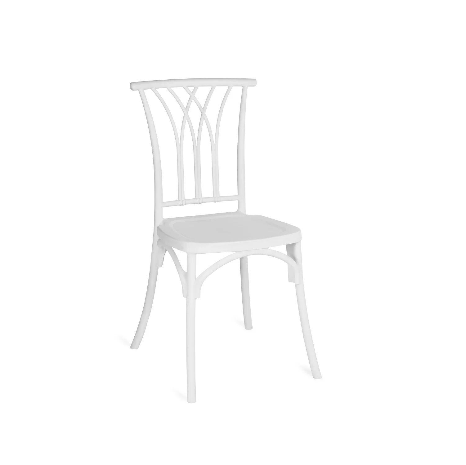 Wholesale White Willow Wedding Chairs Economical Stackable Outdoor ...