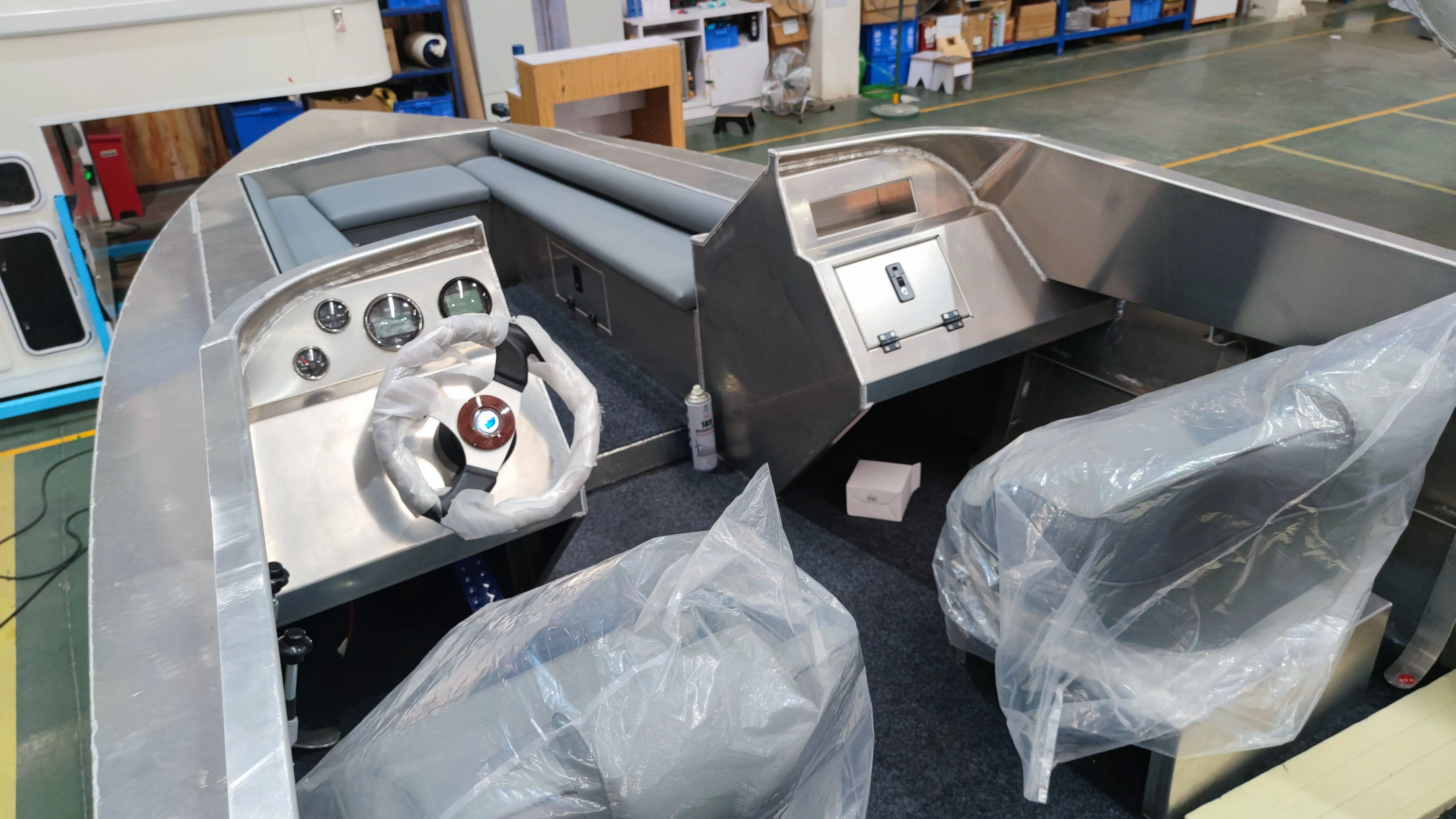 All-welded Aluminum Jet Drifting Racing Boat for Sale