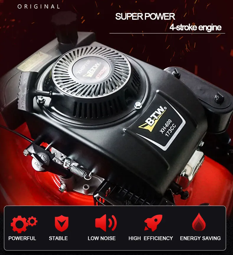 High Quality 139cc 4-Stroke Gasoline Lawn Mower - XINGHU