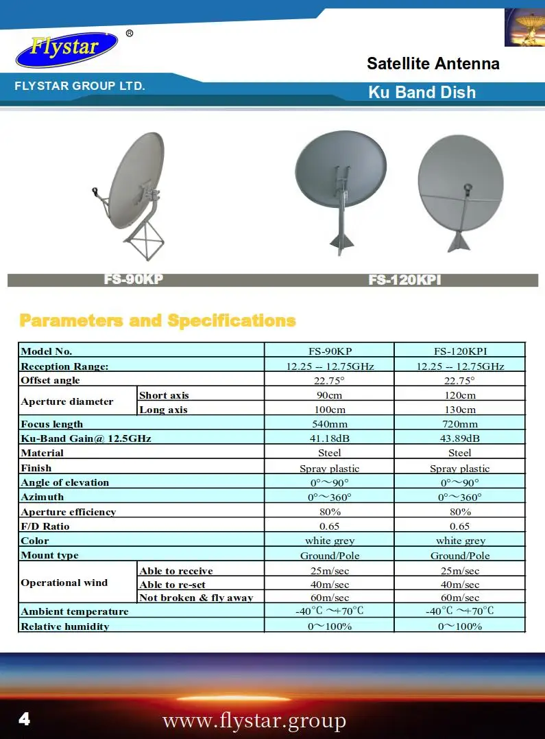 75cm Ku Band Satellite Dish Antenna 2 - Buy Ku Band Satellite Dish ...