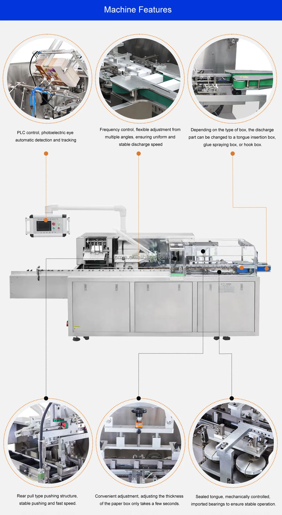 Fully Automatic Horizontal Cartoning Machine for Bottles Vials Jars ...