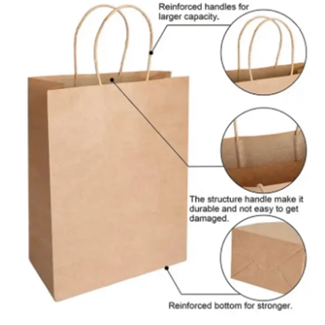Full Color Recyclable Kraft Paper Bags For Packaging - Buy Jewelry ...