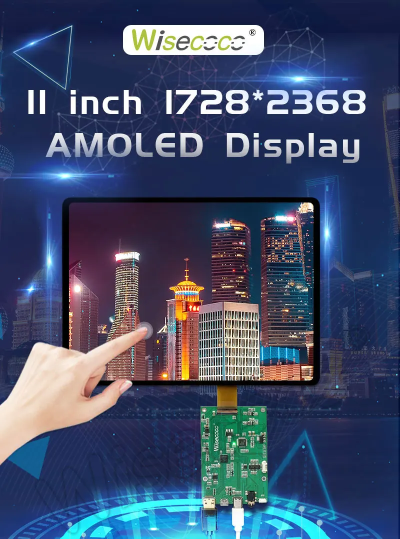 11 Inch AMOLED Display Module - High Resolution Touch Screen