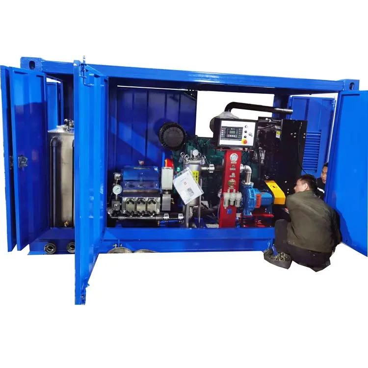 1000bar High pressure water jetting petrochemical piping cleaning ...