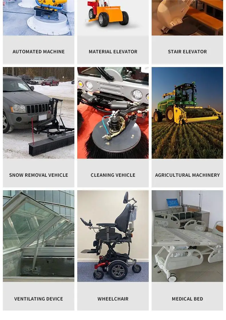 Industrial Linear Actuator 12v 24v Dc Motor For Simulator High Speed ...