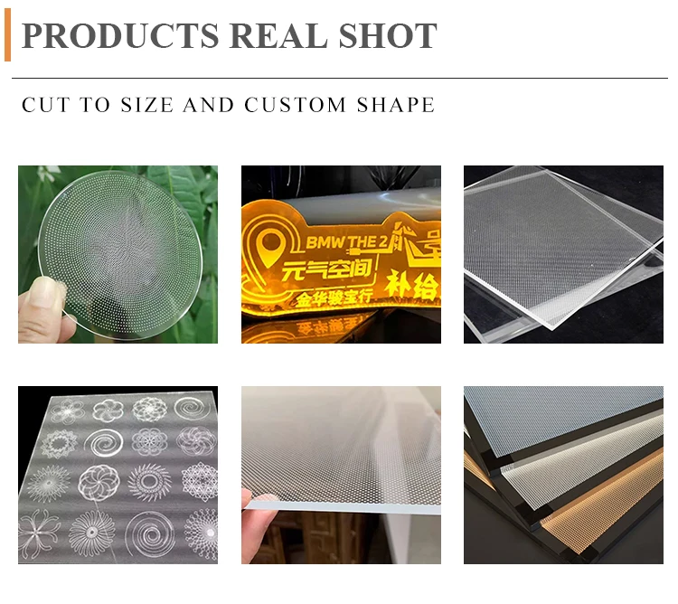 Reflective PC Diffusion Light Guide Plate Film Roll LGP