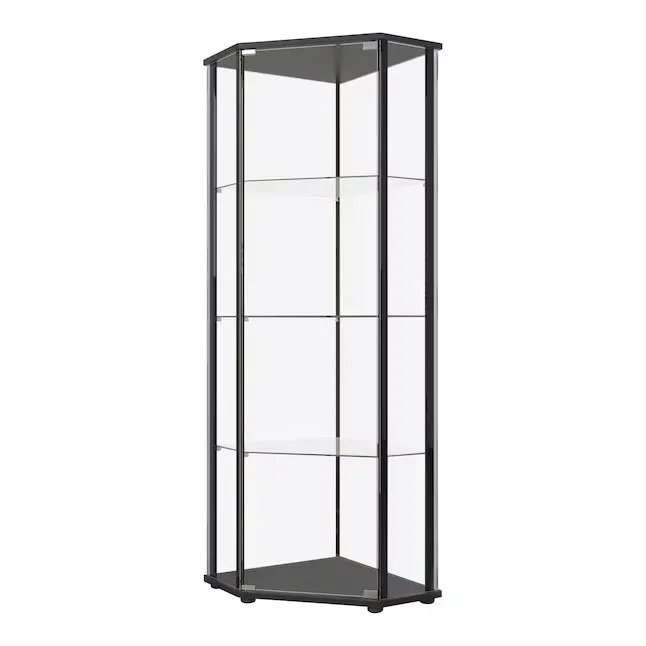HIKUYA Hexagonal Tower Display Case - Customizable Glass Cabinet