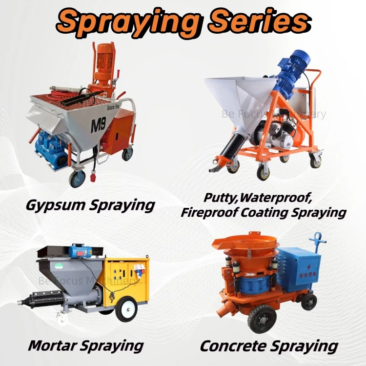 M6 Mortar Spray Machine Cement Plastering Machine Automatic Wall ...