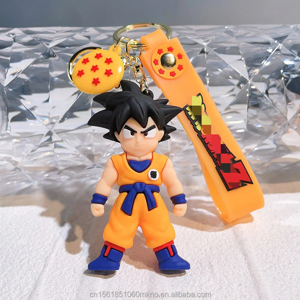 Anime Goku Cute Keychains - Promotional 3D PVC Accessories