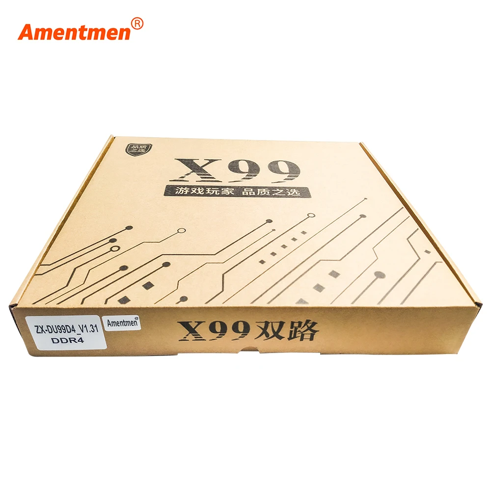 Amentmen Dual X99 Motherboard LGA2011-3 with Dual E5 2680 V4 CPUs ...