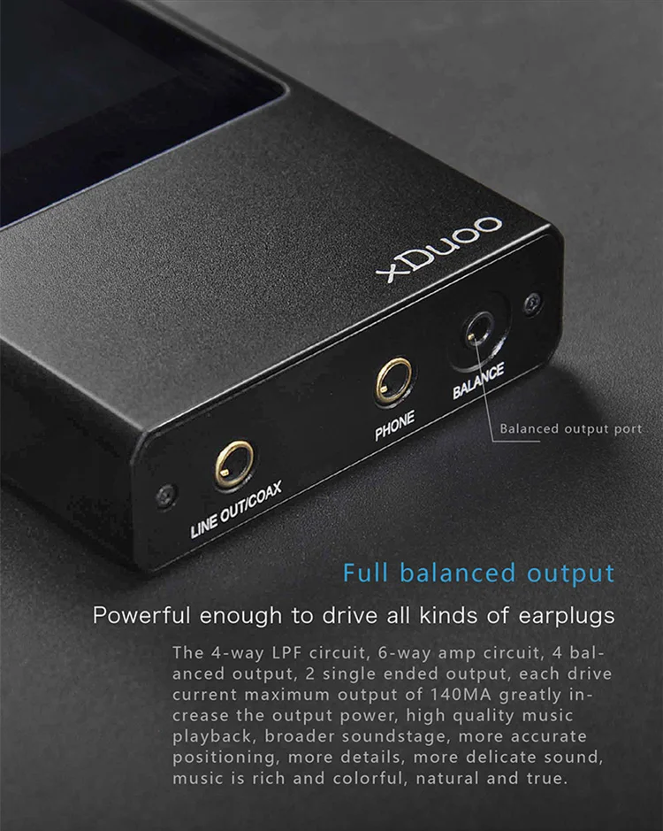 Xduoo X20 Dsd Dap256 Mp3 Aptx Portable Lossless Hifi Music Player - Buy ...