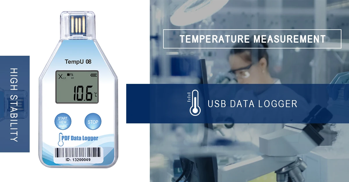 Cold Chain Disposable USB Temperature Datalogger for Freezer Container ...