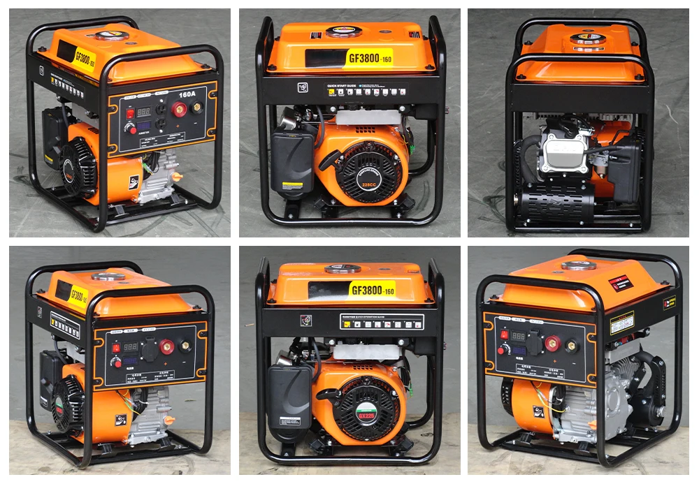 160A 2kw Mini Mobile Petrol Welder Generator Set - HUAN NENG