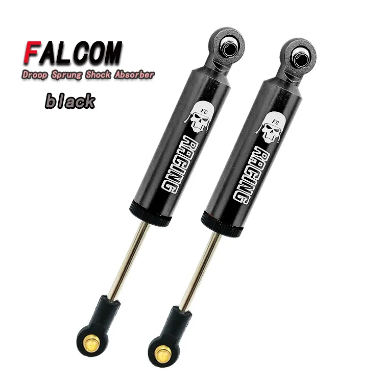 1/10 RC Model Car Simulator Skull Shock Absorber Built-in Spring Oil ...
