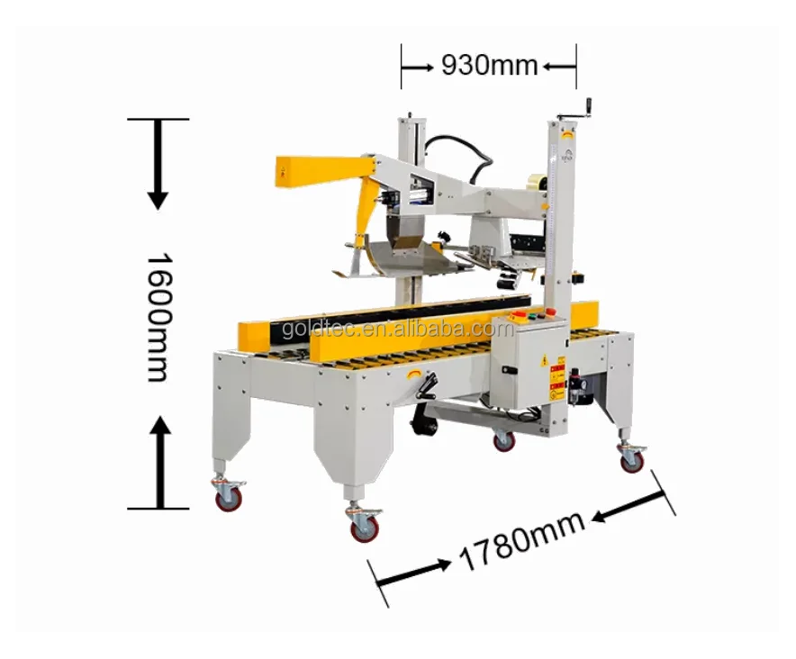 Carton Box Folding and Sealing Machine - Goldtec GTF-AT5050
