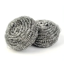 Steel Wool Scrubbers Cleaning Sponges Metal Wire Scourer Sponge Heavy ...