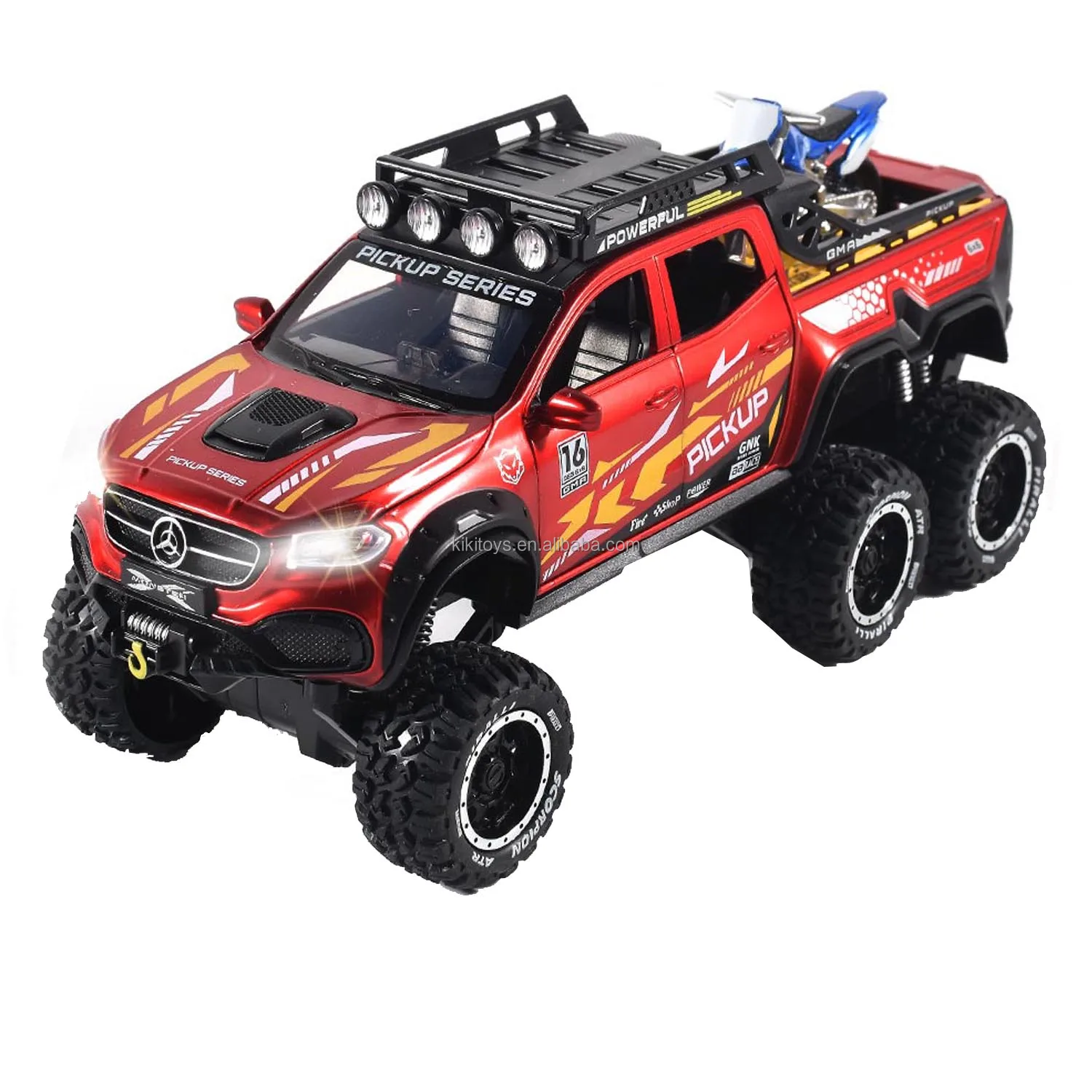 1:24 Pick-Up X-Class Die Cast Model Car with Door Opening Engine Hood ...