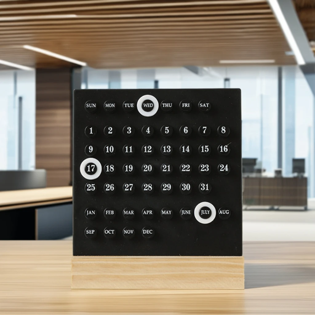 2025 Creative Wooden & Acrylic Desk Calendar DIY Advent