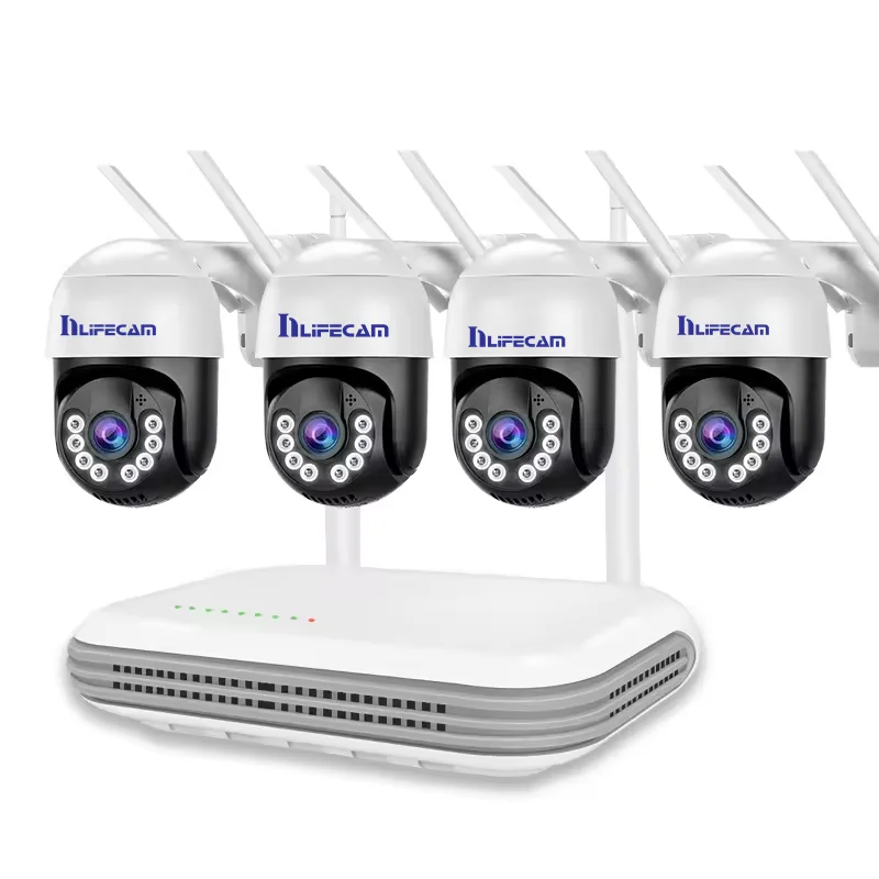 8ch 5mp Outdoor Ptz Camera Kit Cctv Two Way Audio Video Surveillance ...